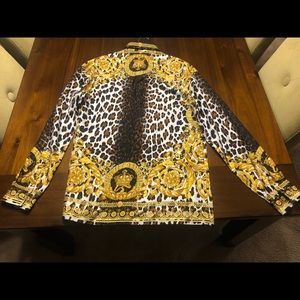 Versace | Shirts | Gianni Versace Wild Baroque Ss92 Silk Shirt | Poshmark